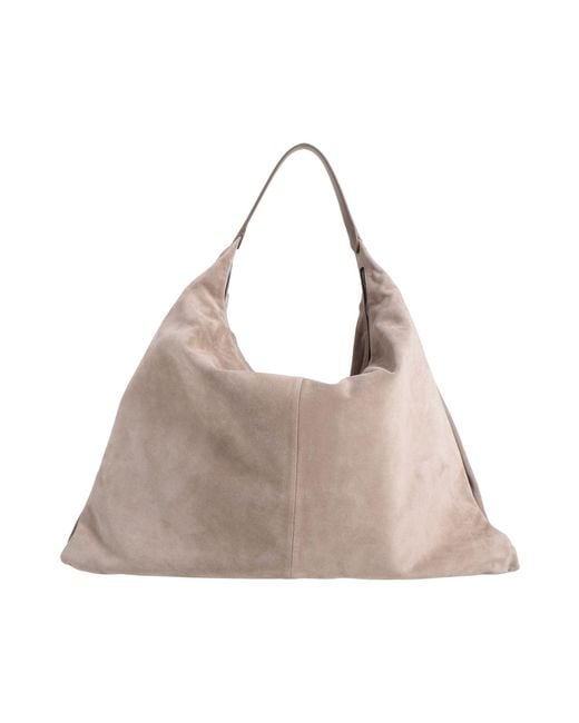 Brunello Cucinelli Handbags in Natural | Lyst UK