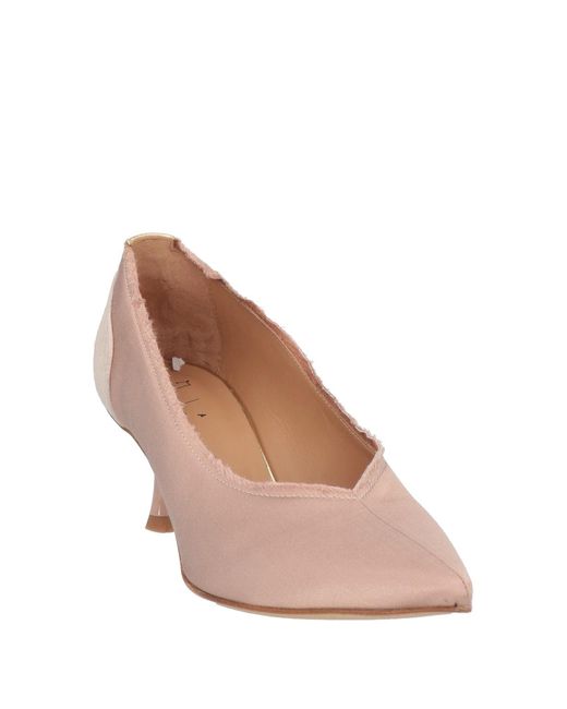 Fabi Blush Pumps Textile Fibers, Leather in Pink | Lyst