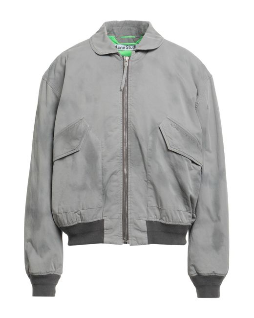 Acne Studios Jacket Cotton in Gray for Men | Lyst