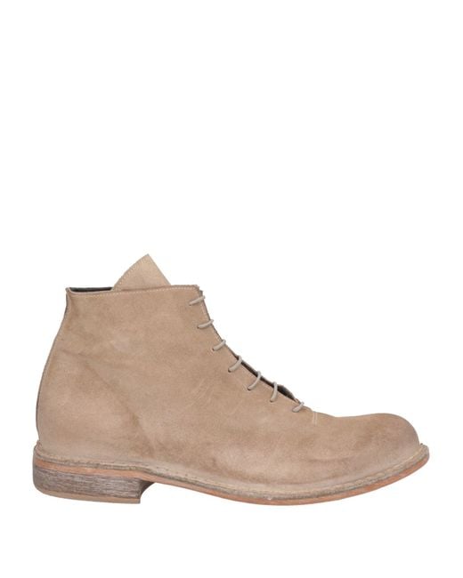 Moma Khaki Ankle Boots Leather in Natural for Men | Lyst