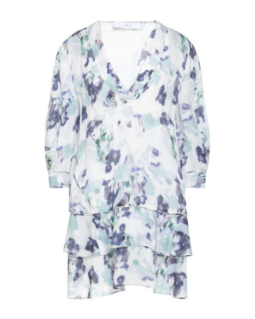 IRO Mini Dress in Blue | Lyst UK