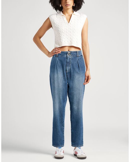 Manila Grace Jeans in Blue | Lyst UK