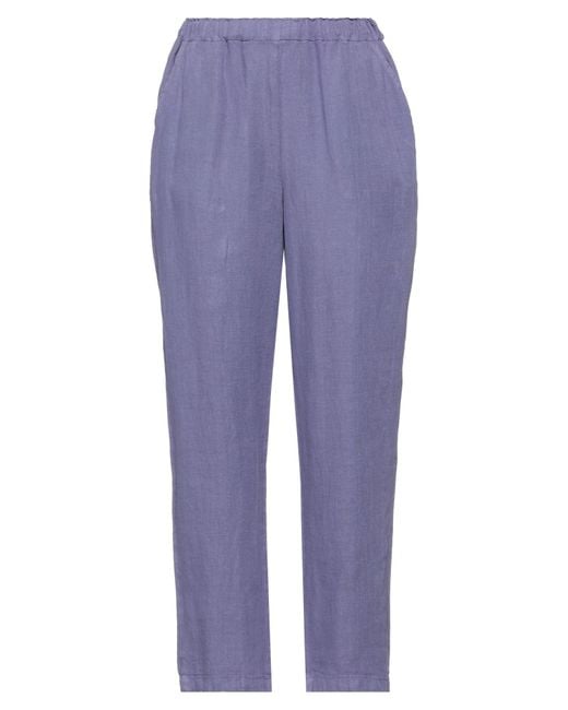 Alpha Studio Trouser in Purple | Lyst UK