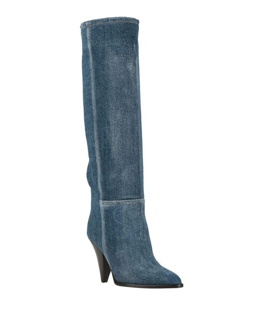 Isabel Marant Boot Textile Fibers in Blue | Lyst UK