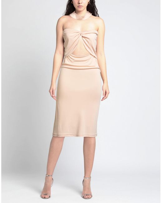 JACOB LEE Mini Dresses in Natural | Lyst UK