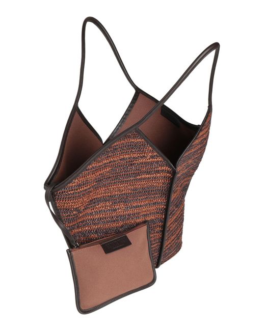 Hereu Dark Shoulder Bag Synthetic Raffia, Textile Fibers in Brown | Lyst