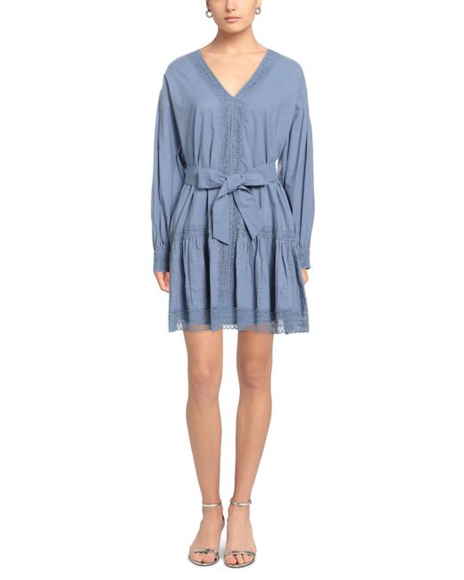 Twinset Mini Dresses in Blue | Lyst UK