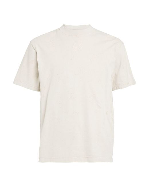 44 Label Group Ivory T-Shirt Cotton in White for Men | Lyst