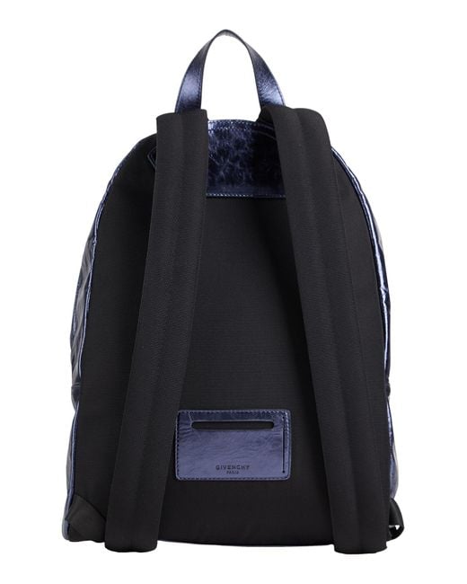 Givenchy Backpack Leather in Blue for Men | Lyst