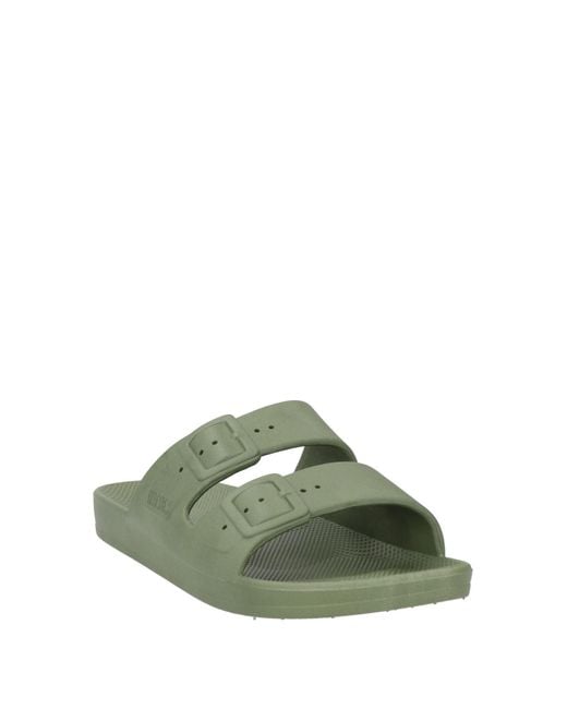 FREEDOM MOSES Military Sandals Rubber in Green | Lyst