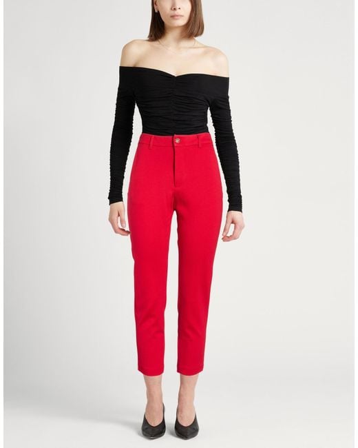 Liu Jo Pants in Red | Lyst UK