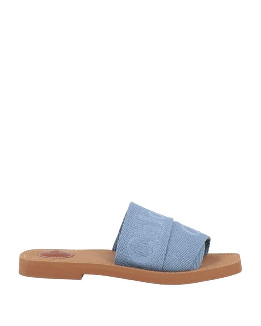 Chloé Sandals in Blue | Lyst
