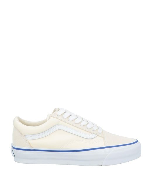 Vans Ivory Sneakers Leather, Textile Fibers in White for Men | Lyst