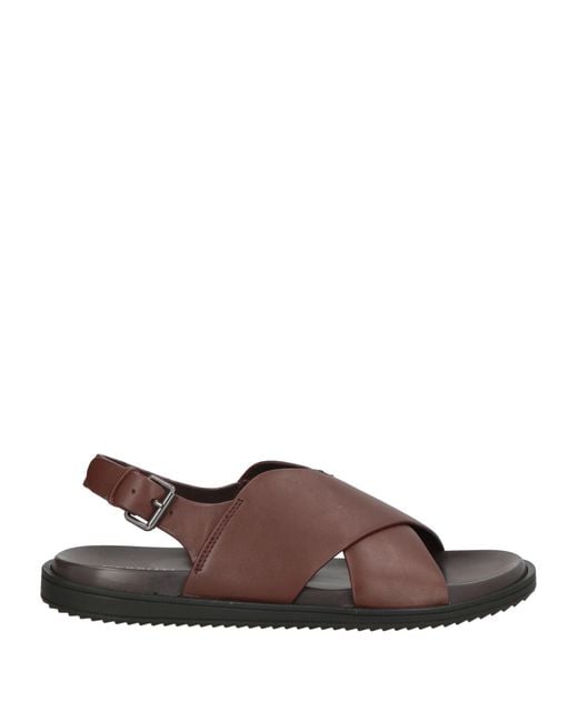 Cerruti 1881 Sandals Leather in Brown for Men | Lyst UK