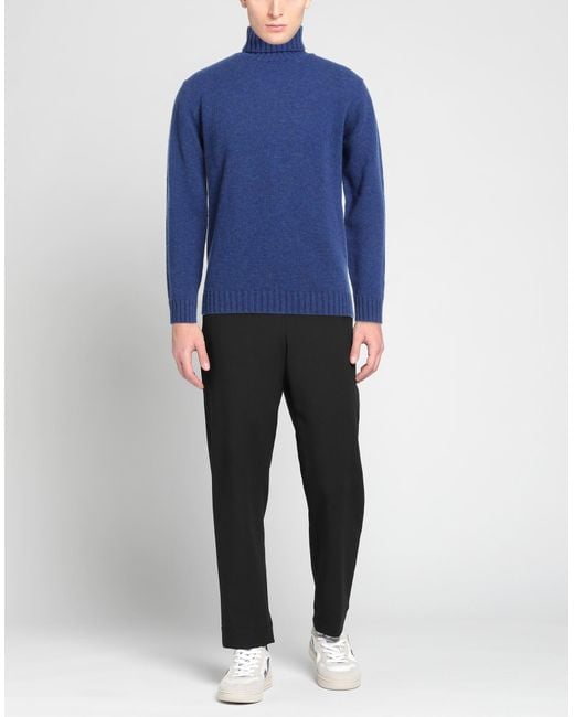 Irish Crone Turtlenecks in Blue for Men | Lyst UK