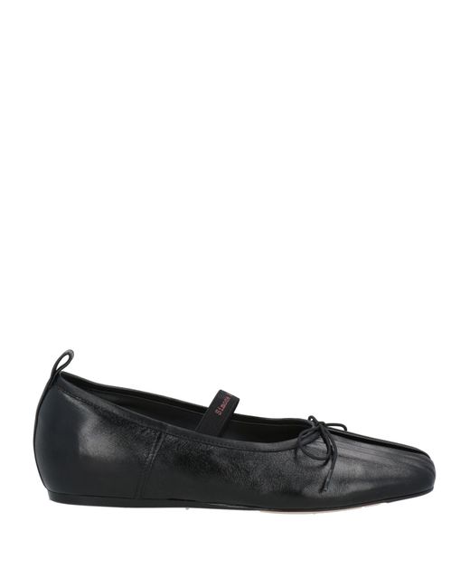 Simone Rocha Ballet Flats Leather in Black | Lyst