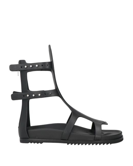 Rick Owens Sandals in Black | Lyst