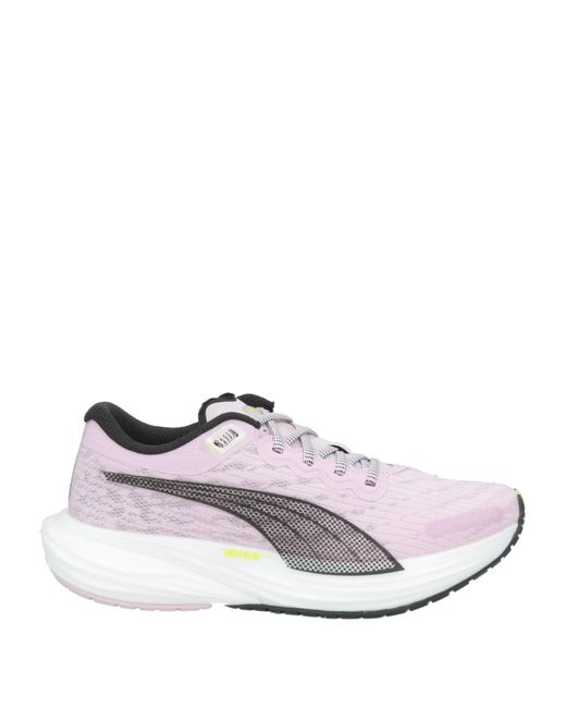 PUMA Lilac Sneakers Textile Fibers in White | Lyst