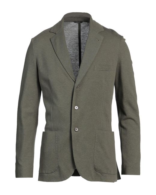 Loro Piana Military Blazer Cotton, Silk, Linen, Goat Skin in Green for ...
