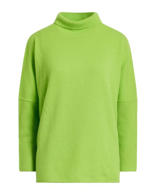 Vanisé Turtleneck Cashmere in Green | Lyst UK