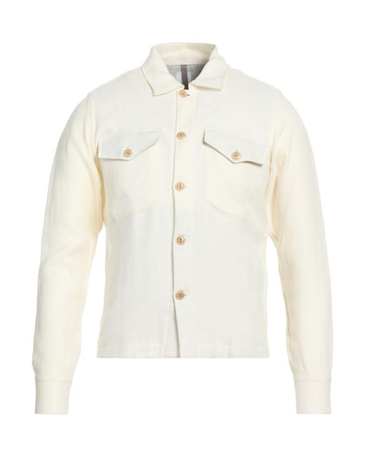 Eleventy Shirts in White for Men | Lyst UK