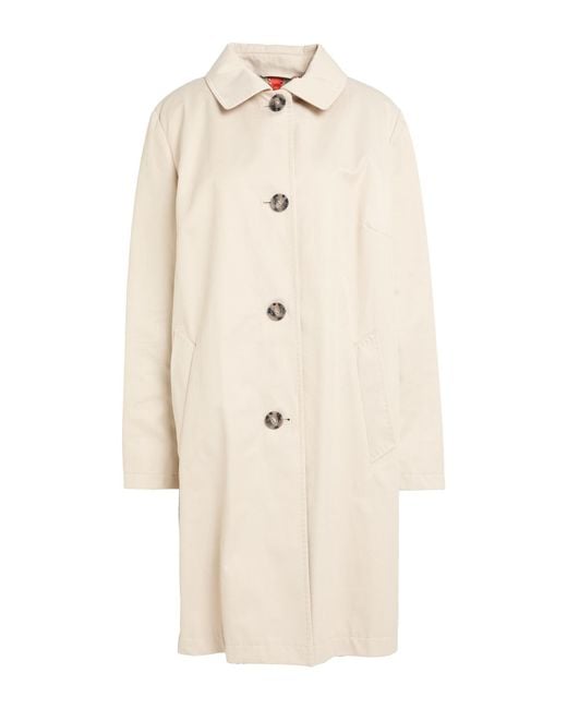 GIL BRET Overcoat & Trench Coat Cotton, Polyester in Natural | Lyst UK