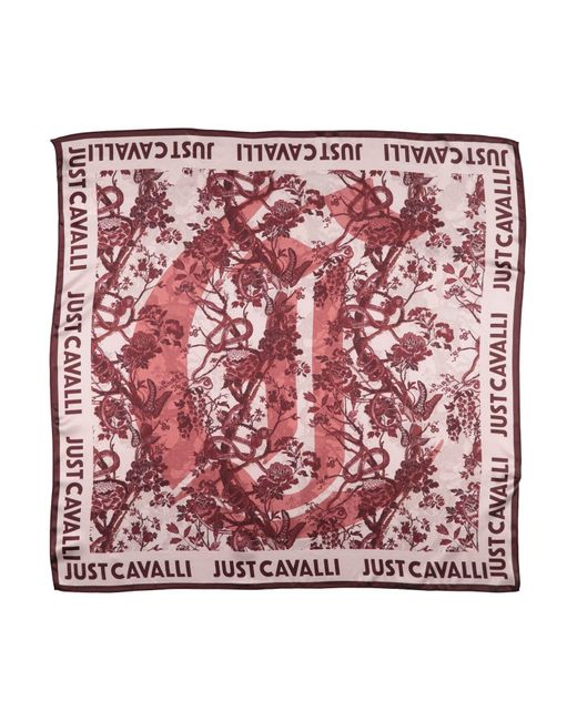 Just Cavalli Scarves in Red | Lyst UK