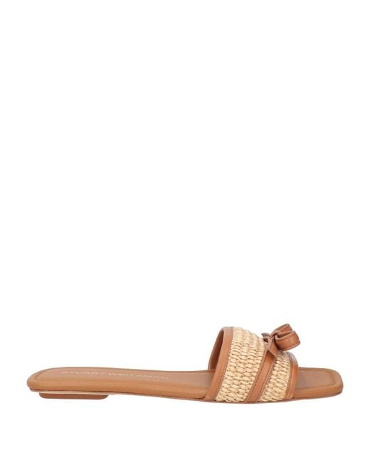 Stuart Weitzman Sandals in Natural | Lyst UK