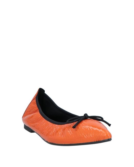 Daniele Ancarani Ballet Flats in Orange | Lyst