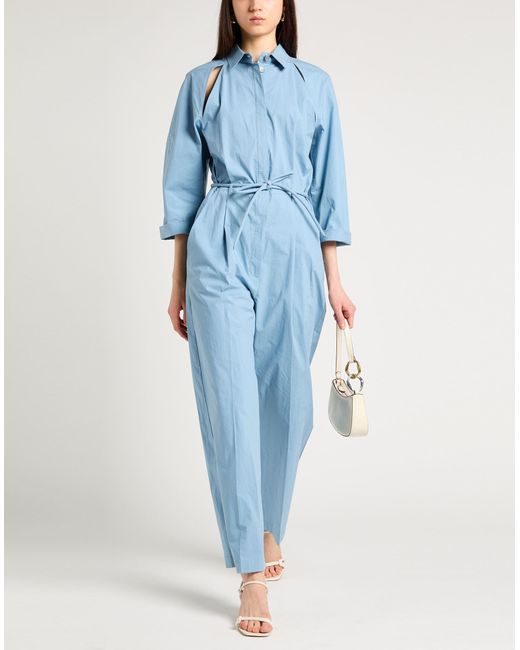 Tela Jumpsuit Cotton in Blue | Lyst