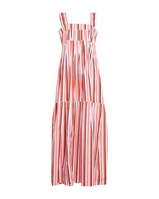 Plan C Maxi Dress Cotton in Red | Lyst UK