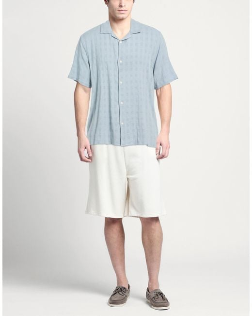 Wax London Shirts in Blue for Men | Lyst