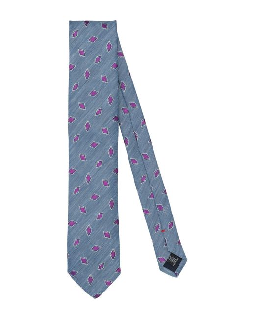 Fiorio Silk Tie in Slate Blue (Blue) for Men - Lyst