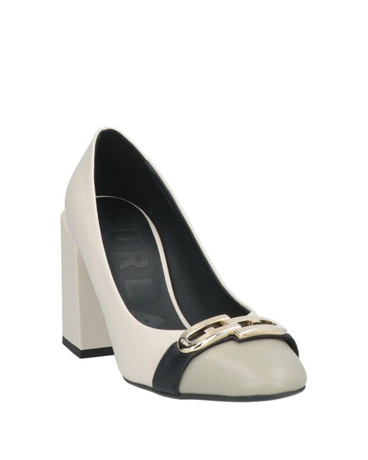Furla Pumps Ovine Leather, Leather in White | Lyst