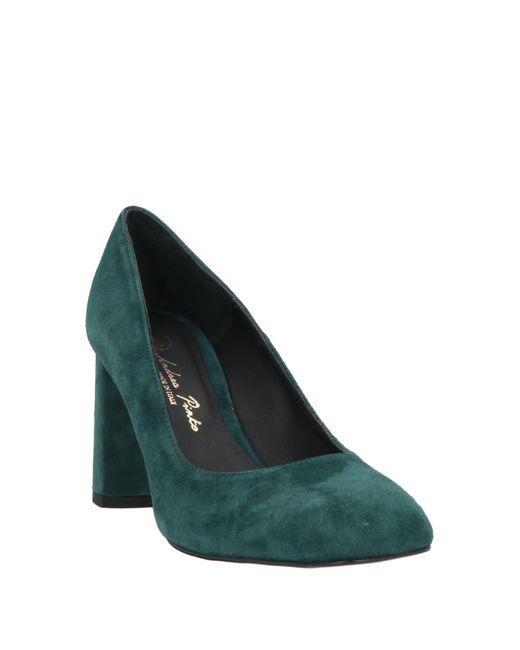 Andrea Pinto Emerald Pumps Soft Leather in Green | Lyst