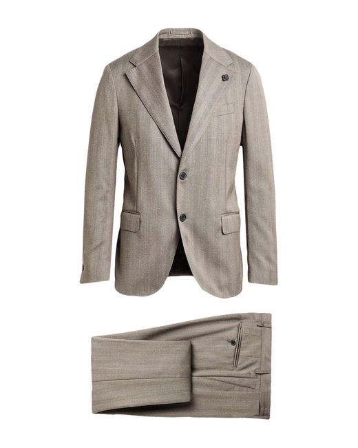 Lardini Suit in Grey for Men | Lyst UK