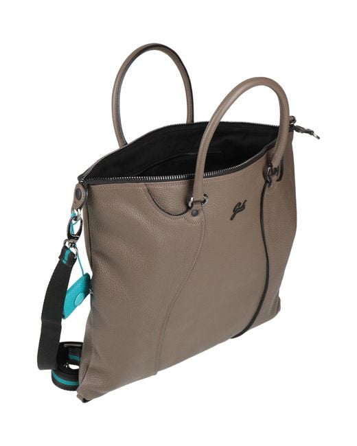 Gabs Khaki Handbag Leather in Brown | Lyst UK