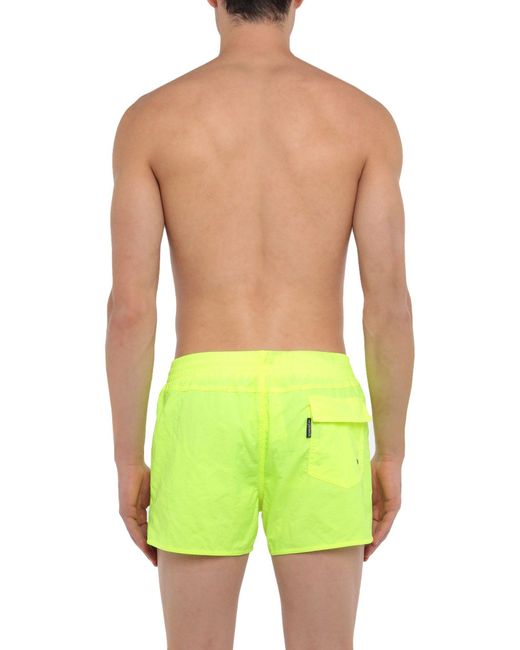 Speedo Synthetic Swimming Trunks In Yellow For Men Lyst