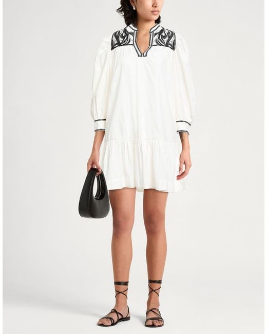 Scarlett Poppies Mini Dresses in White | Lyst UK