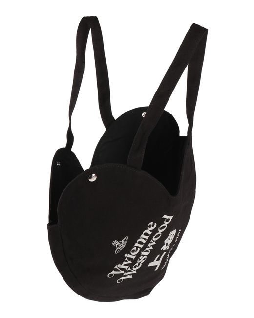 Vivienne Westwood Shoulder Bag Textile Fibers in Black | Lyst