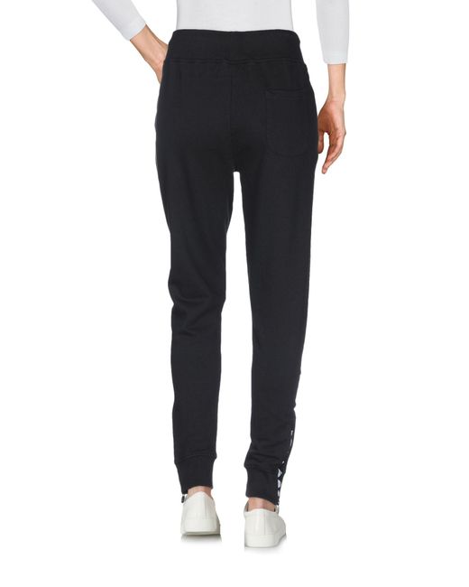 Hydrogen Fleece Casual Pants in Black - Lyst