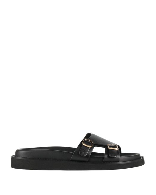 Santoni Sandals in Black | Lyst