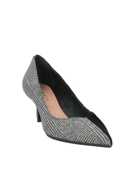 Chantal Pumps Leather, Textile Fibers in Gray | Lyst