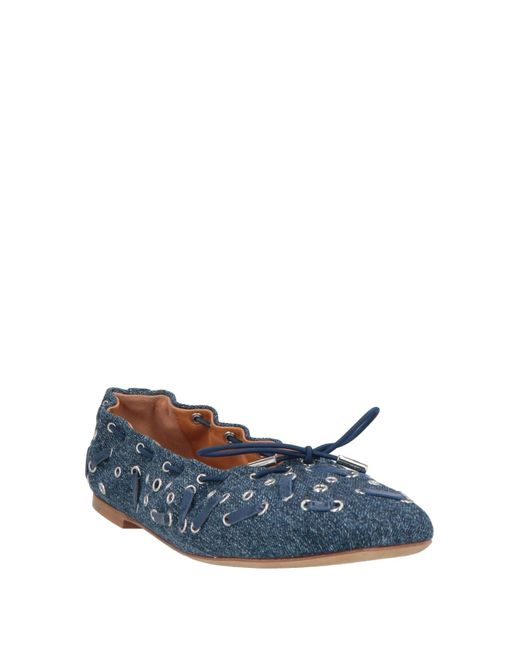 Chloé Ballet Flats Textile Fibers in Blue | Lyst