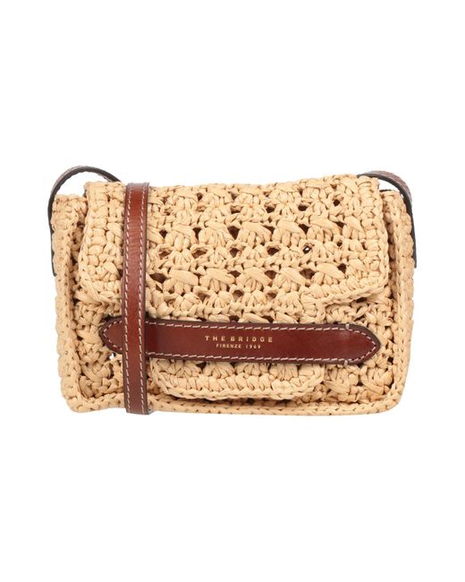 The Bridge Cross-Body Bag Textile Fibers, Leather in Natural | Lyst