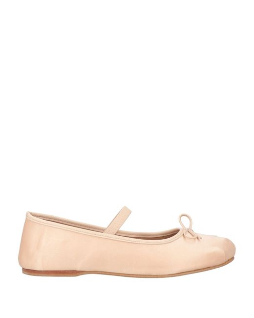 Alohas Blush Ballet Flats Textile Fibers in Natural | Lyst UK