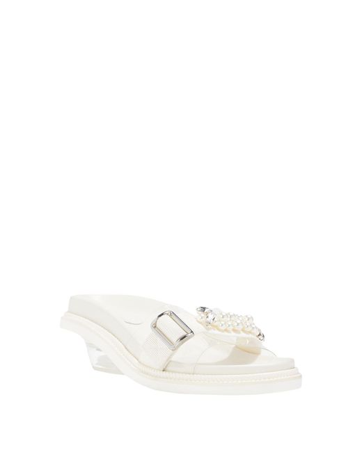 Simone Rocha Sandals Pvc in White | Lyst