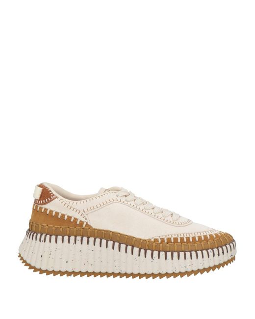 Chloé Trainers in Natural | Lyst