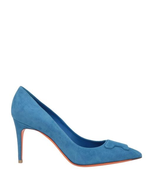 Santoni Pumps in Blue | Lyst UK