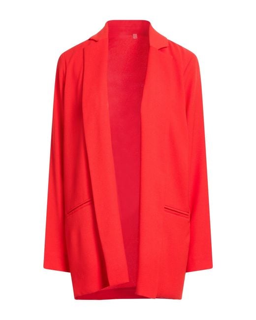 Ottod'Ame Blazer Polyester in Red | Lyst UK